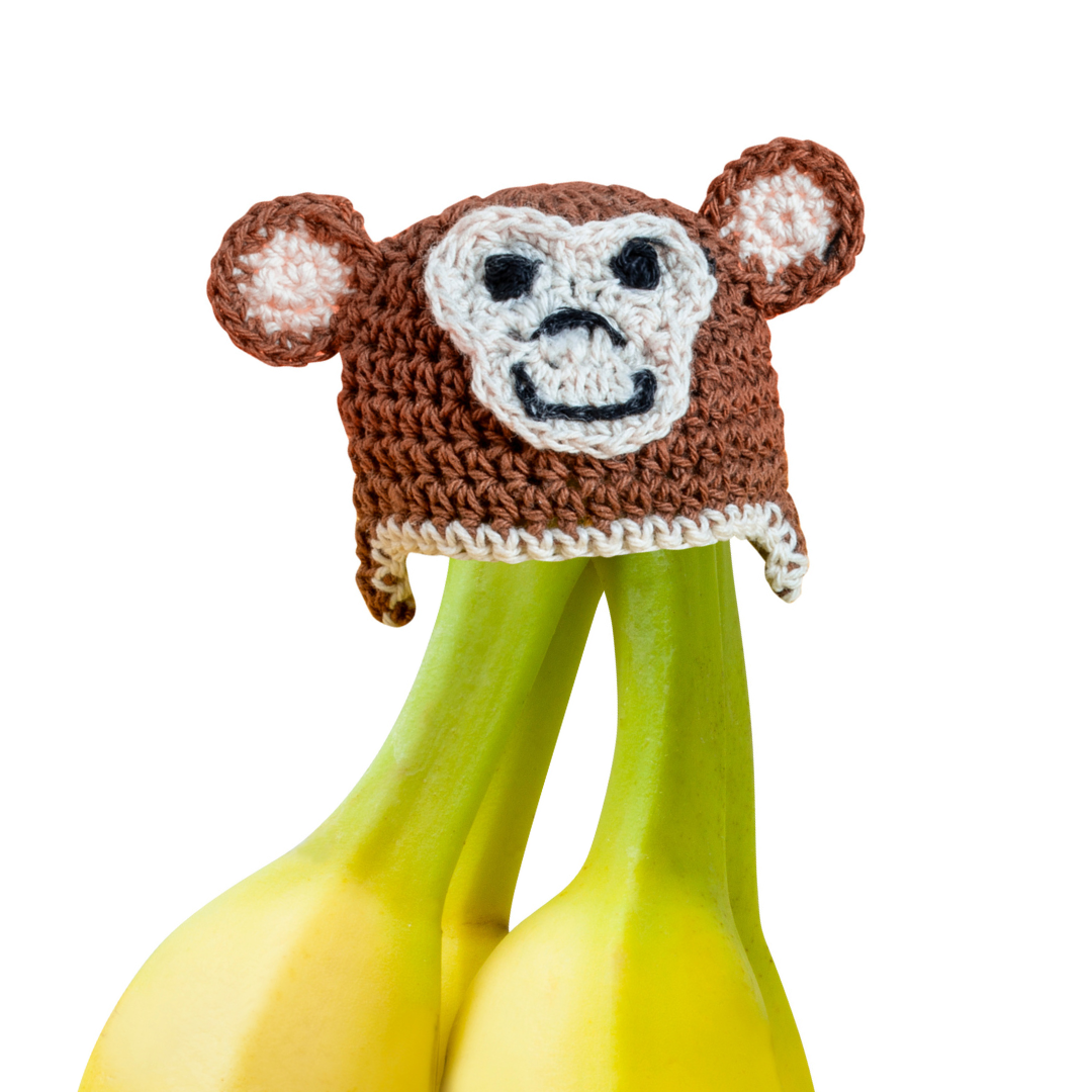 Monkey Nana Hat | Includes 2 Stretchy Silicone Caps with Magnets – Nana ...
